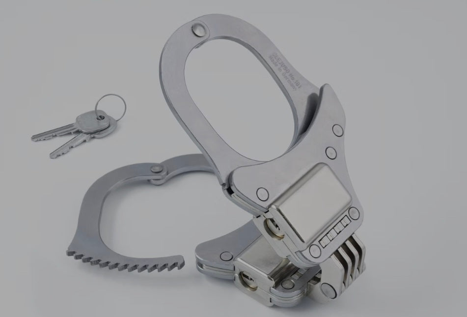 CLEJUSO 101 Handcuffs | Government & Police Restraints – Krieger Industries